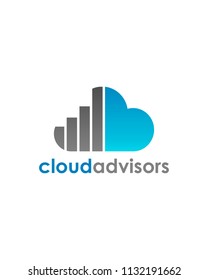 Marketing Cloud Logo Template Stock Vector (Royalty Free) 1132191662 ...