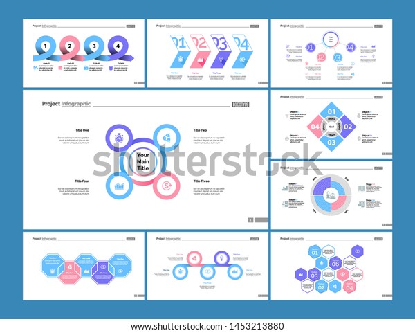 Marketing Flow Process Percentage Charts Business Stock Vector (Royalty ...