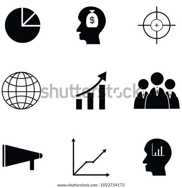 Marketing Icon Set Stock Vector (Royalty Free) 1022754172 | Shutterstock