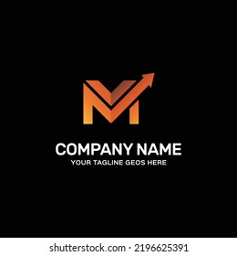Marketing Logo Template M Logo Stock Vector (Royalty Free) 2196625391 ...