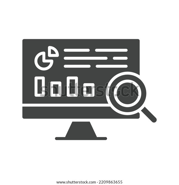 Marketing Research Icon Vector Image Can Stock Vector (Royalty Free ...