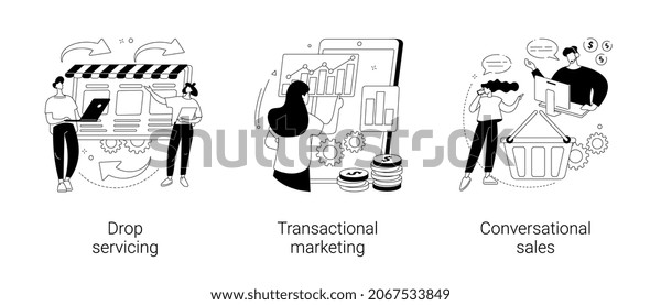 Marketing Sales Abstract Concept Vector Illustration Stock Vector ...