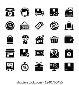 Marketplace Icon Set Stock Vector (Royalty Free) 1240763455 | Shutterstock