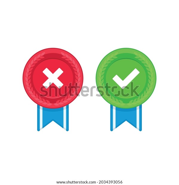 Marks Icons Set Checkmark Pictograms Vector Stock Vector (Royalty Free ...