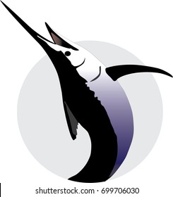 Marlin Fish Design: vector de stock (libre de regalías) 699706030 ...