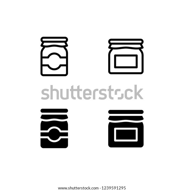 Marmalade Icon Logo Vector Symbol Jam Stock Vector (Royalty Free ...