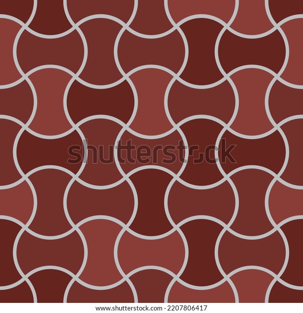 Maroon Tile Arrangement Vector Illustration Isolated Stock Vector ...