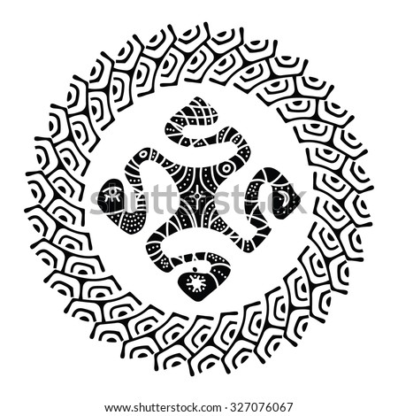 Marquesan Cross Symbol Which Used Polynesian Stock Vector (Royalty Free ...