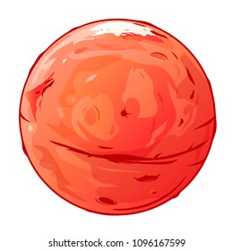 Mars Planet Cartoon Stock Vector (Royalty Free) 1096167599