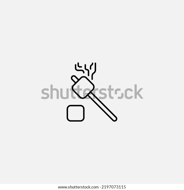 Marshmallow Icon Sign Vectorsymbol Logo Illustration Stock Vector ...