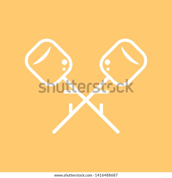 Marshmallow Symbol Marshmallow Logo Design Sign 스톡 벡터(로열티 프리 ...