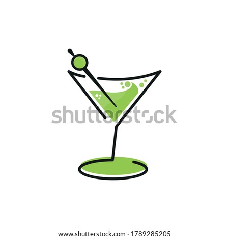 Martini Glass Logo | Free download on ClipArtMag