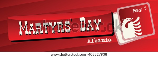 Martyrs Day On 5 May Anniversary: vector de stock (libre de regalías ...
