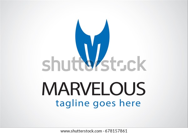 Marvelous Logo Template Design Stock Vector (Royalty Free) 678157861 ...