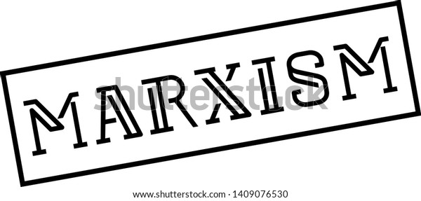 Marxism Stamp On White Background Stock Vector (Royalty Free) 1409076530