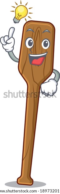 Mascot Character Smart Oars Has Idea Stock Vector (Royalty Free ...