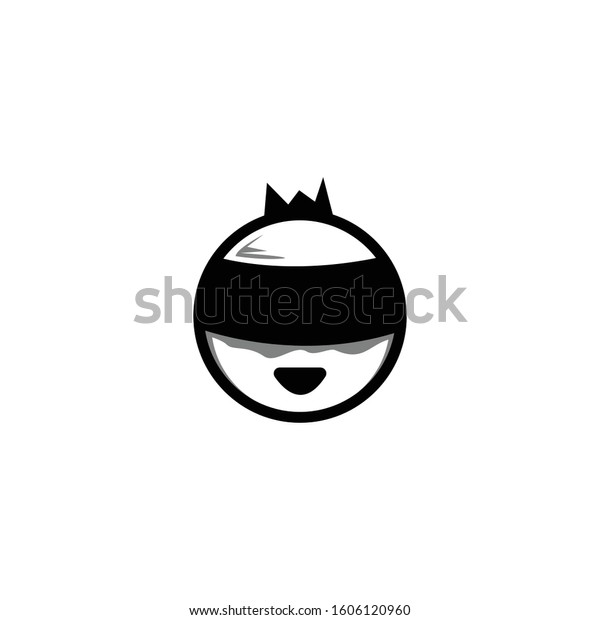 Mascot Doodle Vector Emoticon Close Your Stock Vector (Royalty Free ...