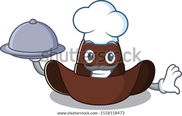 Mascot Illustration Featuring Cowboy Hat Chef Stock Vector (Royalty ...