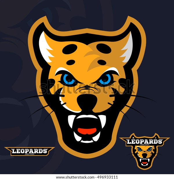 Mascot Leopard Logo Team Leopards Logotype Stock Vector (Royalty Free ...