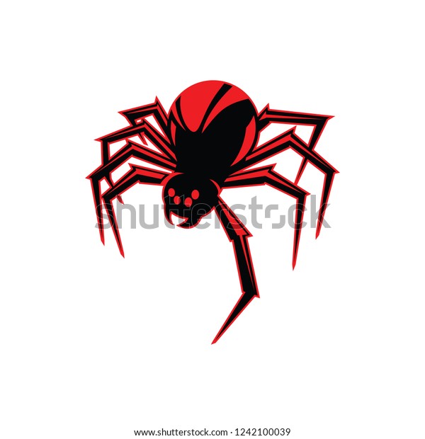 Mascot Redback Spider Vector Illustration Stock Vector (Royalty Free ...
