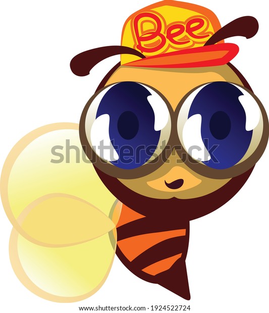Mascot Vector Slang Hip Bee Stock Vector (Royalty Free) 1924522724 ...