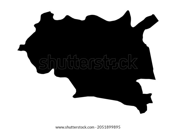 Maserumaserulesotho Map Fully Editable Detailed Vector Stock Vector ...