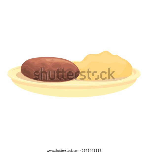 Mashed Potato Cutlet Icon Cartoon Vector: เวกเตอร์สต็อก (ปลอดค่า ...