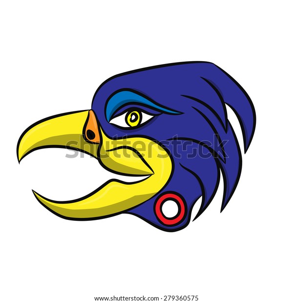 Mask Aztec Warriors Form Eagle On Stock Vector (Royalty Free) 279360575