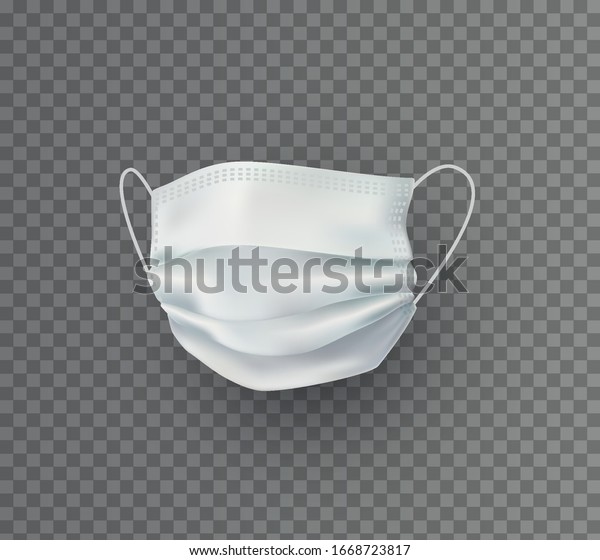 Mask Isolated On Transparent Background Vector Stock Vector (Royalty ...