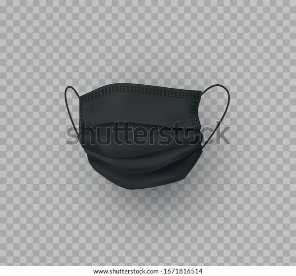 Mask Isolated On Transparent Background Vector Stock Vector (Royalty ...