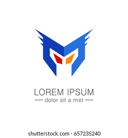 Mask Letter M Logo Stock Vector (Royalty Free) 657235240 | Shutterstock