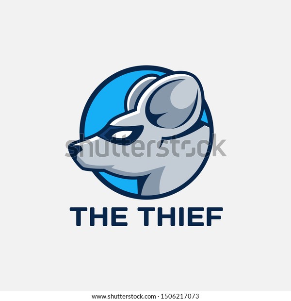 Mask Mouse Thief Logo Designs Stock Vector (Royalty Free) 1506217073