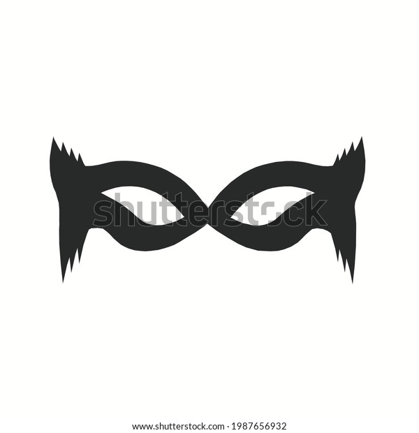 Mask Vector Silhouette Image Editing Material Stock Vector (Royalty ...