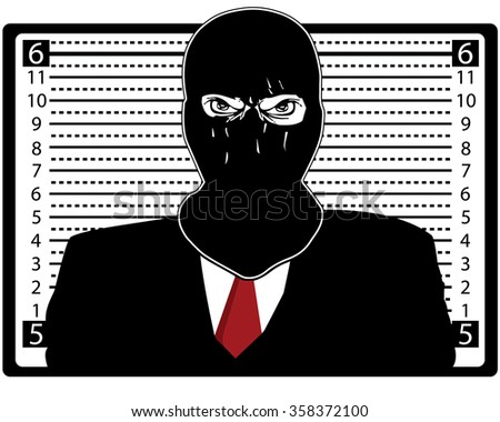Masked Man Stock Vector (Royalty Free) 358372100 - Shutterstock