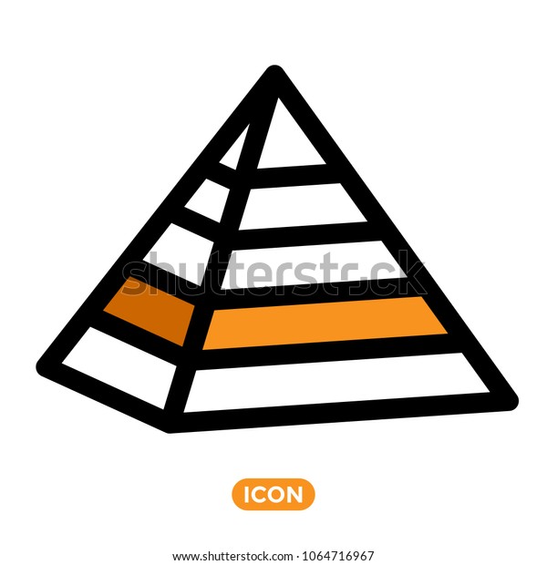 Maslow Pyramid Symbol Icon Pyramid Vector Stock Vector (Royalty Free ...