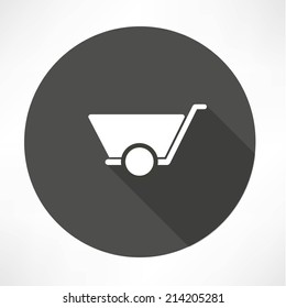Mason Trolley Icon Stock Vector (Royalty Free) 214205281 | Shutterstock
