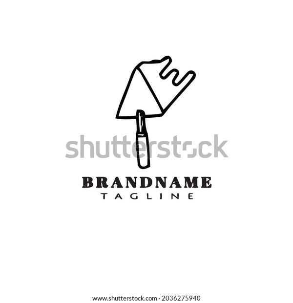 Masonry Tool Logo Cartoon Icon Design Stock Vector (Royalty Free ...