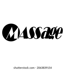 Massage Text Vector Free Design Stock Vector (Royalty Free) 2063839154 ...