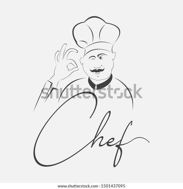 Master Chef Creative Symbol Concept Cook Stock Vector (Royalty Free ...