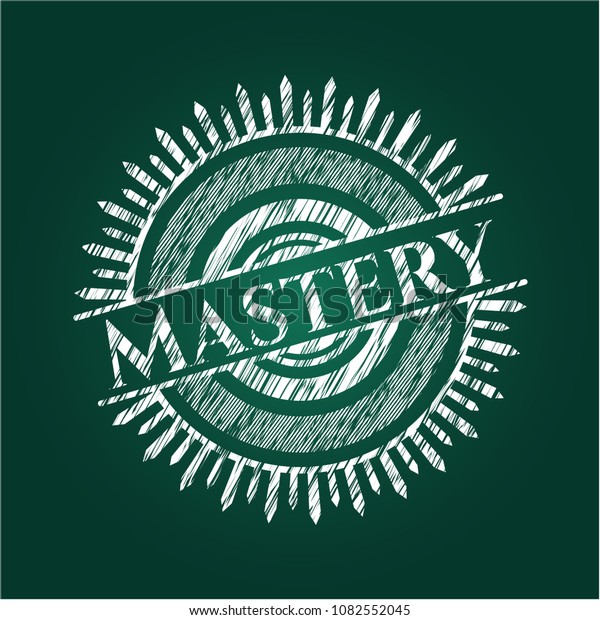 Mastery On Blackboard Stock Vector (Royalty Free) 1082552045 | Shutterstock