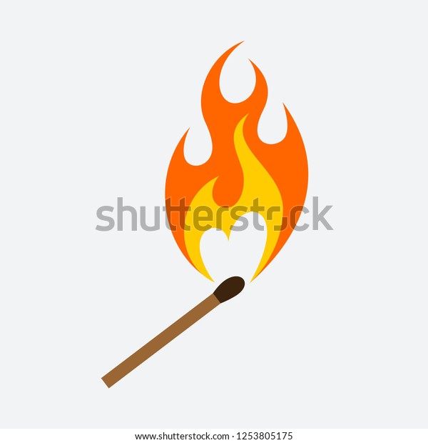 Matches Vector Logo Stock Vector (Royalty Free) 1253805175 | Shutterstock
