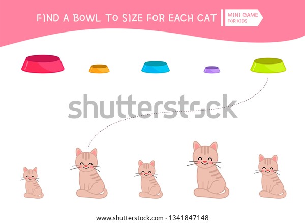 Matching Children Educational Game Match Cartoon Stock Vector (Royalty ...