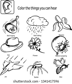 Hearing Loss Coloring Pages