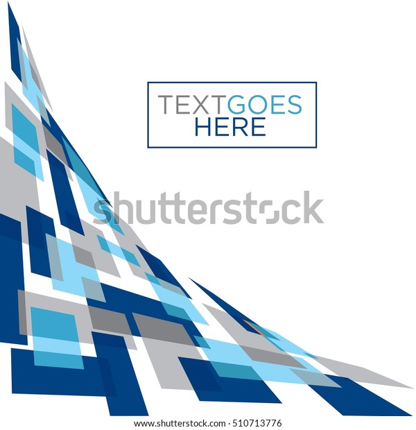 Material Design Cover Page Blue Stock Vector (Royalty Free) 510713776 ...