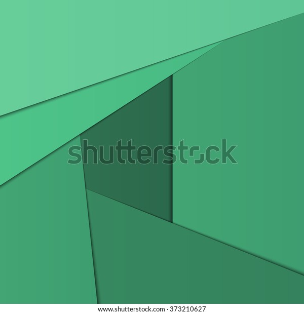 Material Design Green Abstract Background Your Stock Vector (Royalty ...