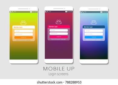 Material Design Ui Ux Gui Layout Stock Vector (Royalty Free) 788288953 ...
