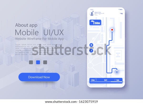 Material Design Ui Ux Screen Flat Stock Vector (Royalty Free ...