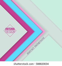 Material Design Wallpaper Bright Colors Stock Vector (Royalty Free ...