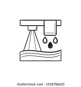 Material Jetting 3d Printing Printhead Hand Stock Vector (Royalty Free ...