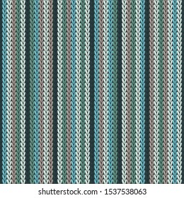 Fluffy Vertical Stripes Knitting Texture Geometric Stock Vector ...